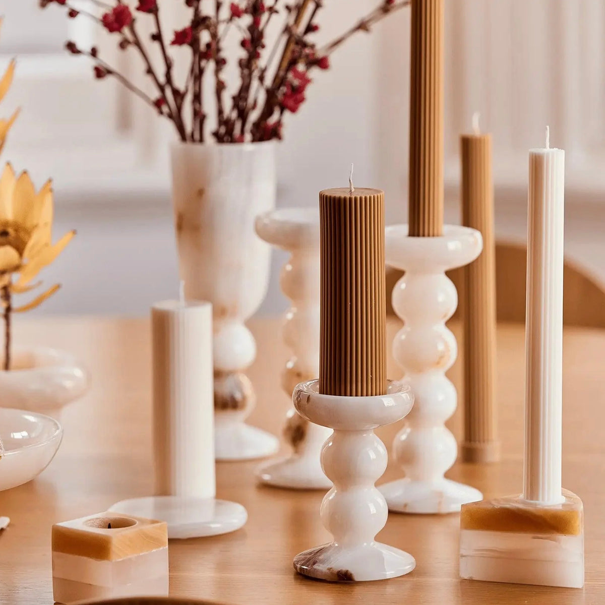 Orb Onyx Candle Holder by Black Blaze | FRAMING TO A T