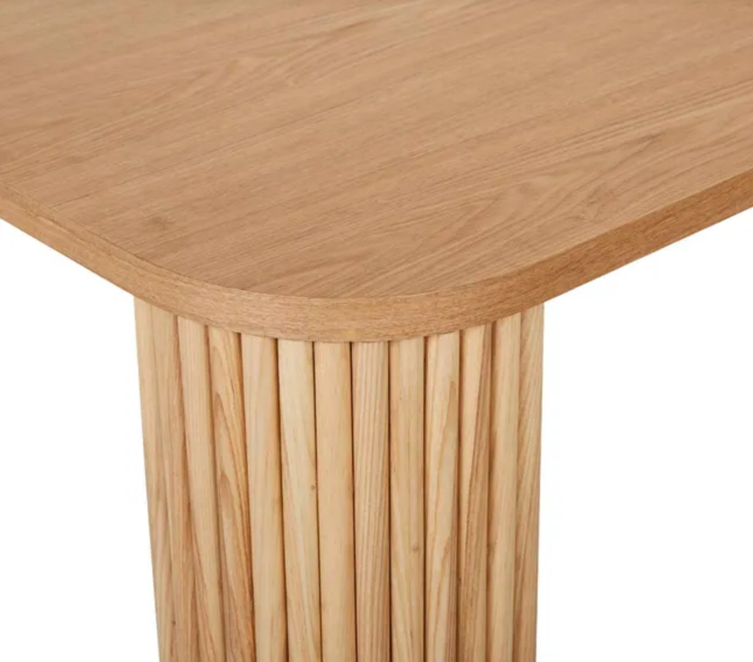 Benjamin Ripple Square Coffee Table Natural Ash by GlobeWest | FRAMING ...