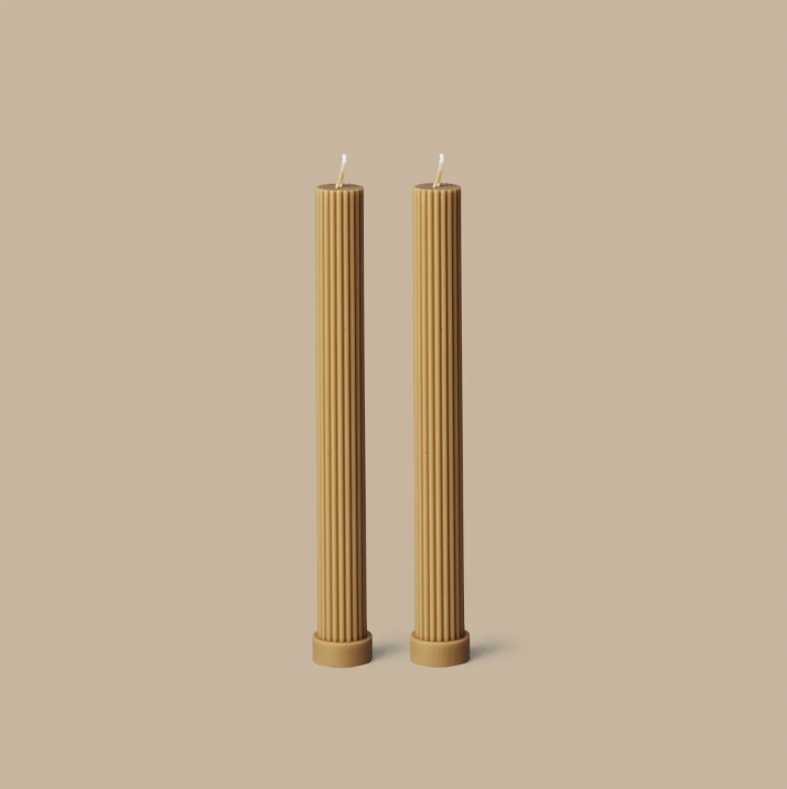 Column Pillar Candle Duo by Black Blaze | FRAMING TO A T