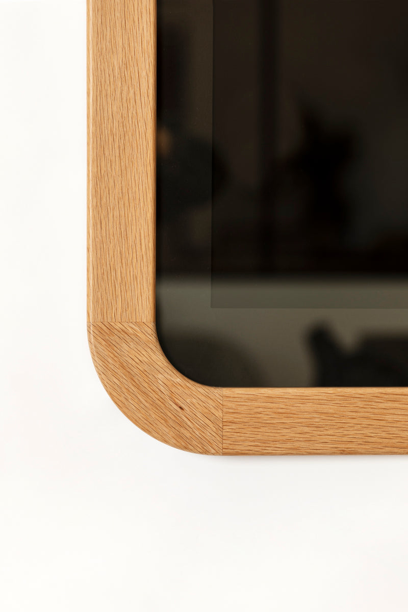 Contemporary Curve TV-Mirror | FRAMING TO A T