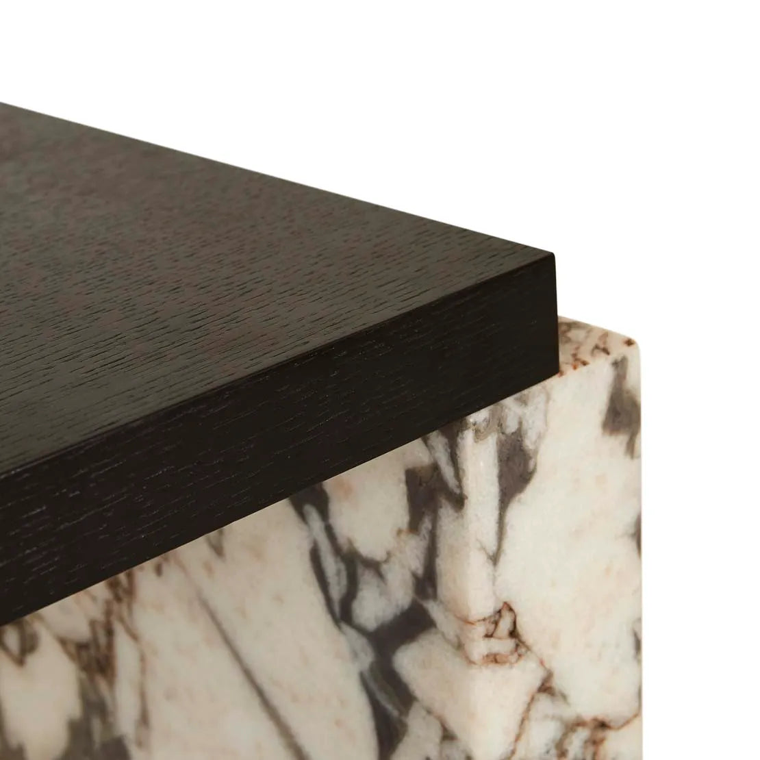 Cube Console Ocean Marble/Dark Oak by GlobeWest | FRAMING TO A T