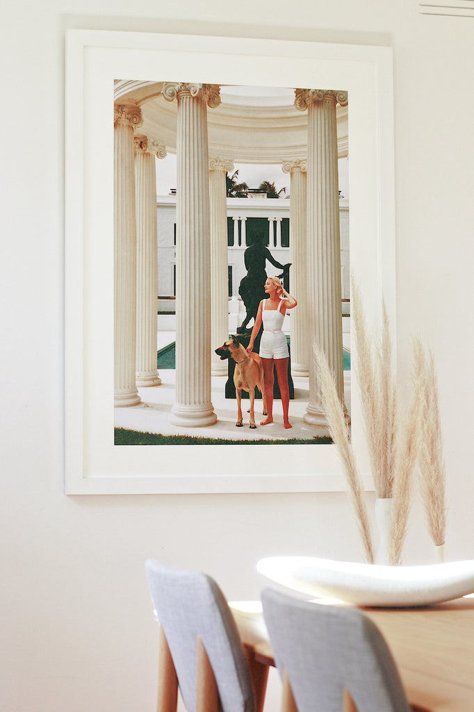 C.Z Guest by Slim Aarons | Art Print | FRAMING TO A T